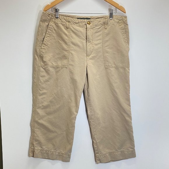 Lauren Ralph Lauren | Pants & Jumpsuits | Lauren Ralph Lauren Womens Lyocell Cotton High Rise ...